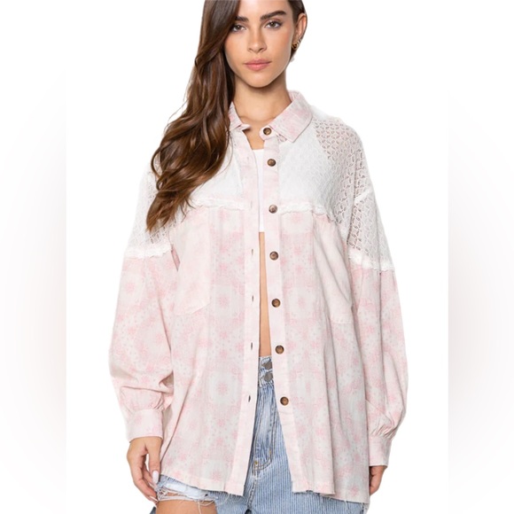 POL | Tops | Pol Paisley Button Down Shirt New Oversized | Poshmark